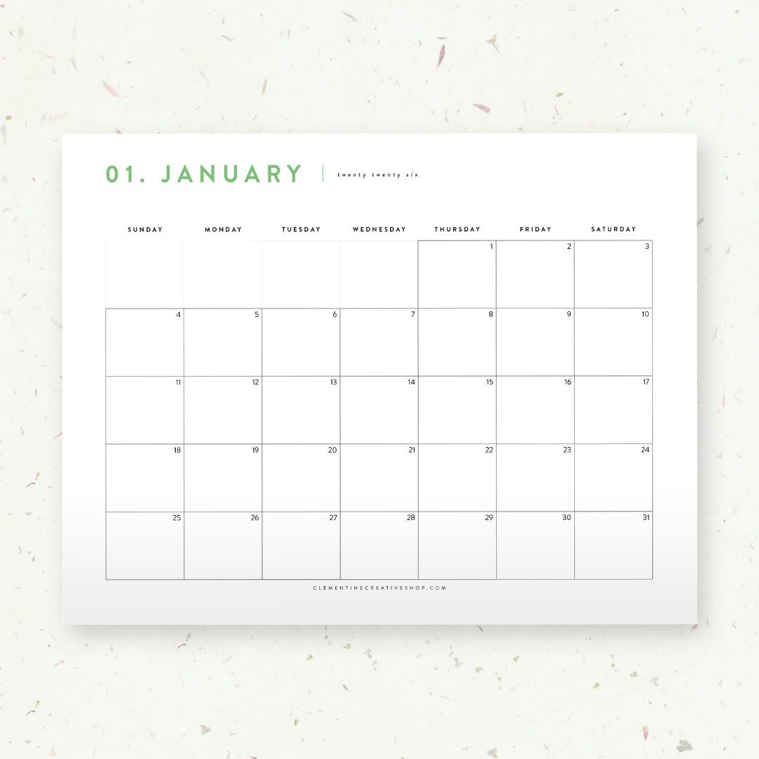 Calendars – Clementine Creative